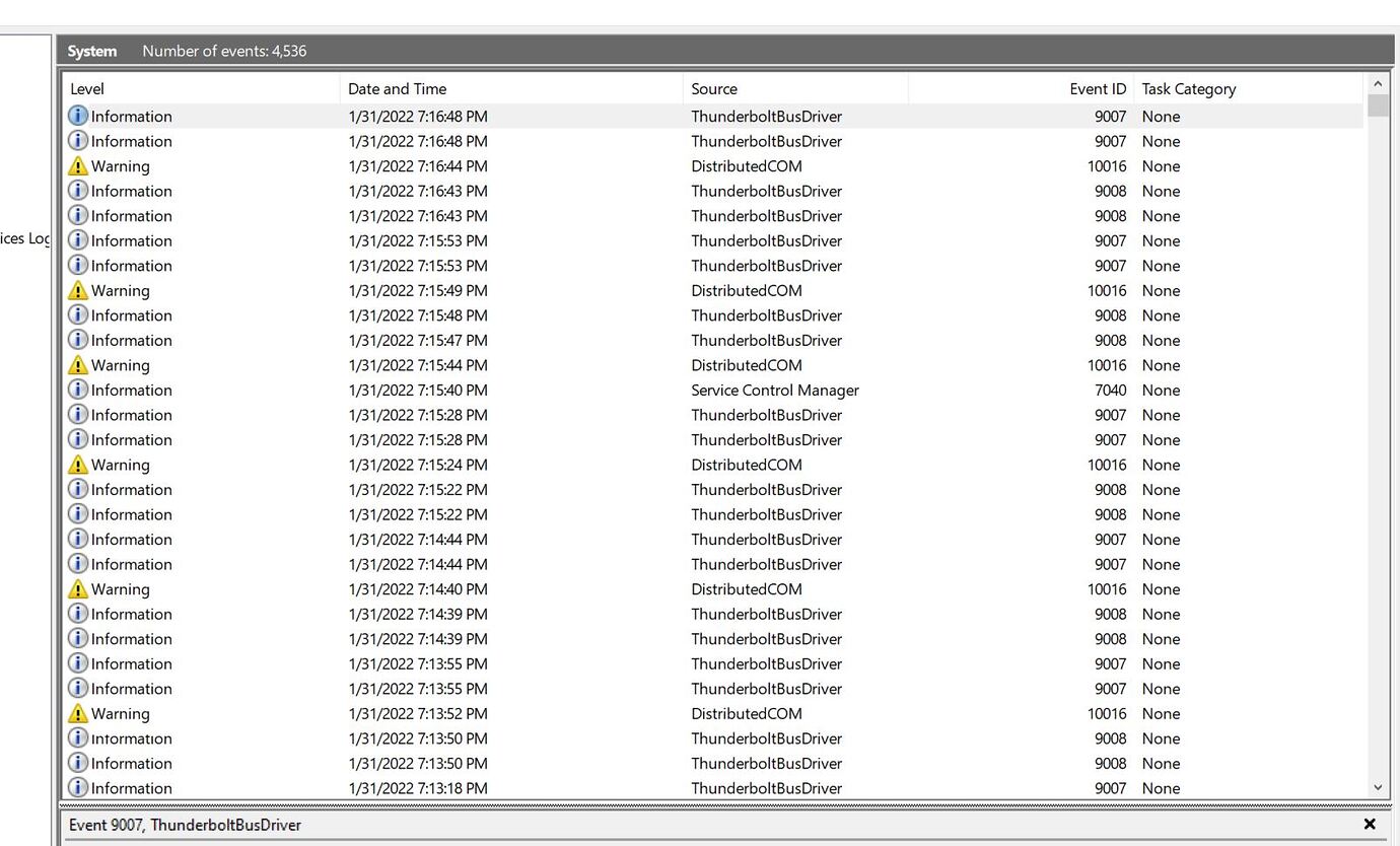 Batch 6 diy - thunderbolt / usb connecting and disconnecting in windows ...