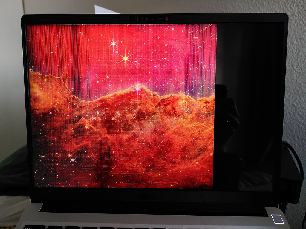 Stripes over screen - Community Support - Framework Community