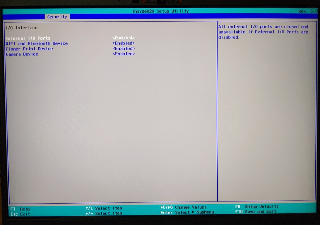 BIOS guide - Framework Laptop 13 - Framework Community