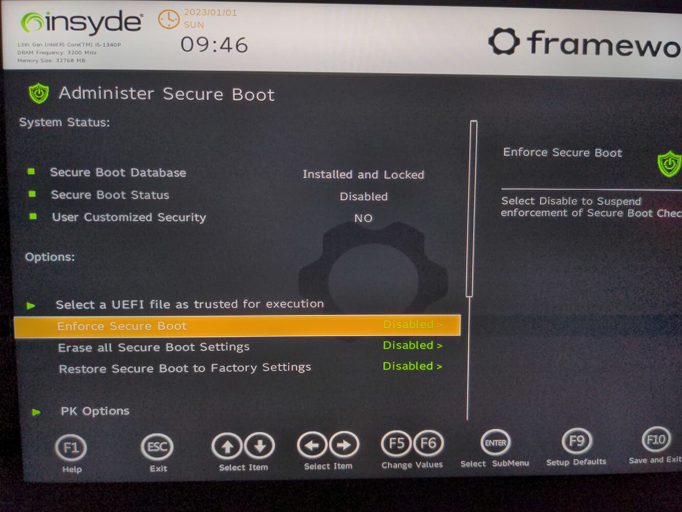 [SOLVED] EFI USB Device has been blocked by the current security policy - Linux - Framework ...
