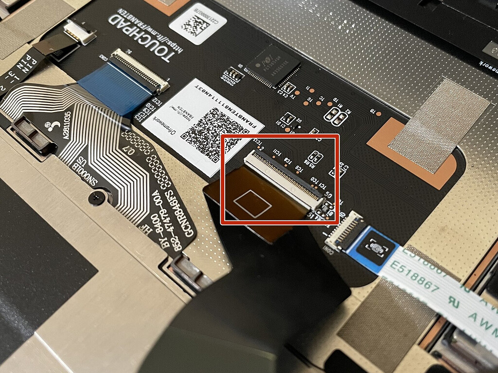 PSA: Double check the Touchpad side of your Touchpad Cable after ...
