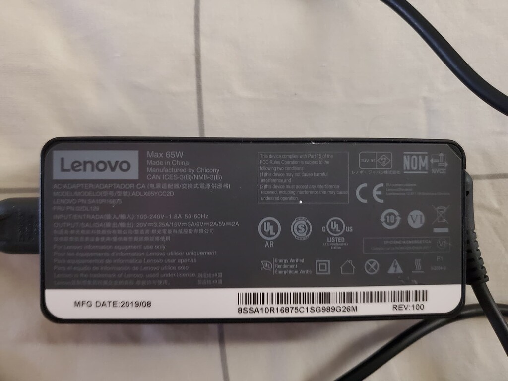 Laptop Charger Compatibility Check - Community Support - Framework ...