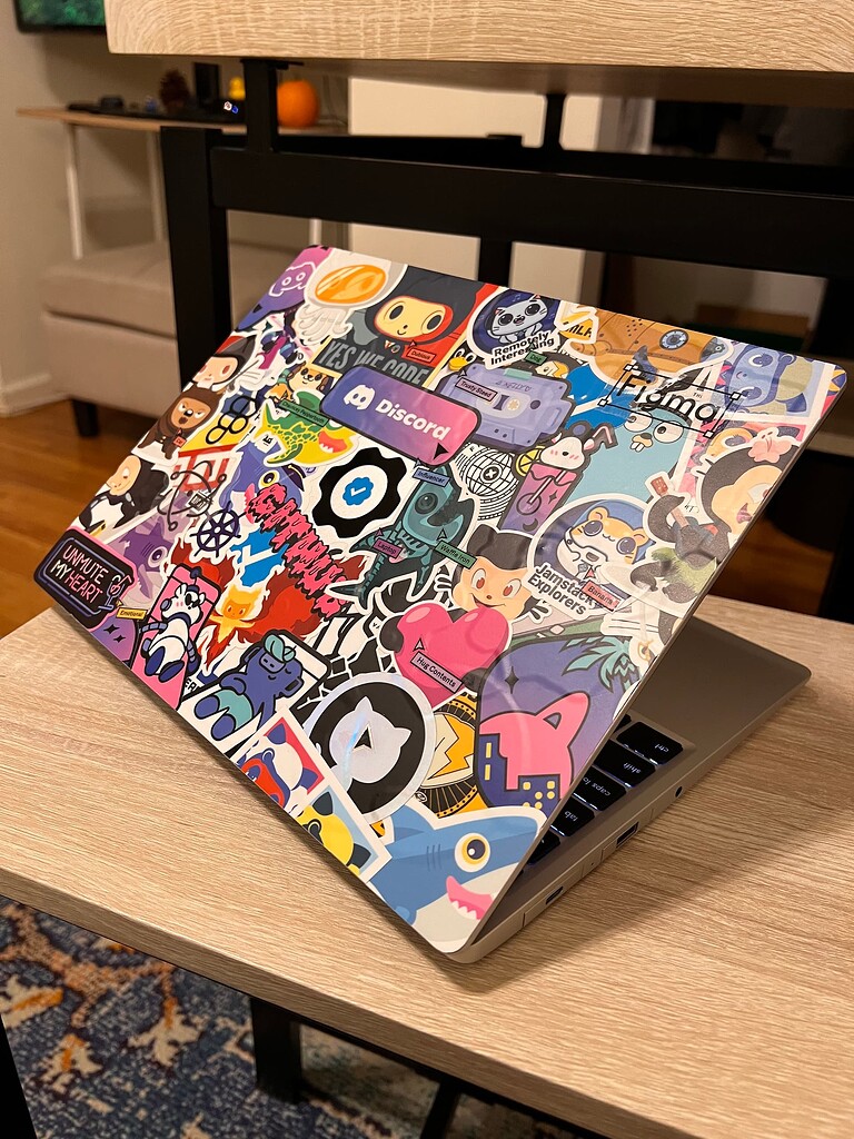 Sticker-bombed Framework - Framework Laptop 13 - Framework Community