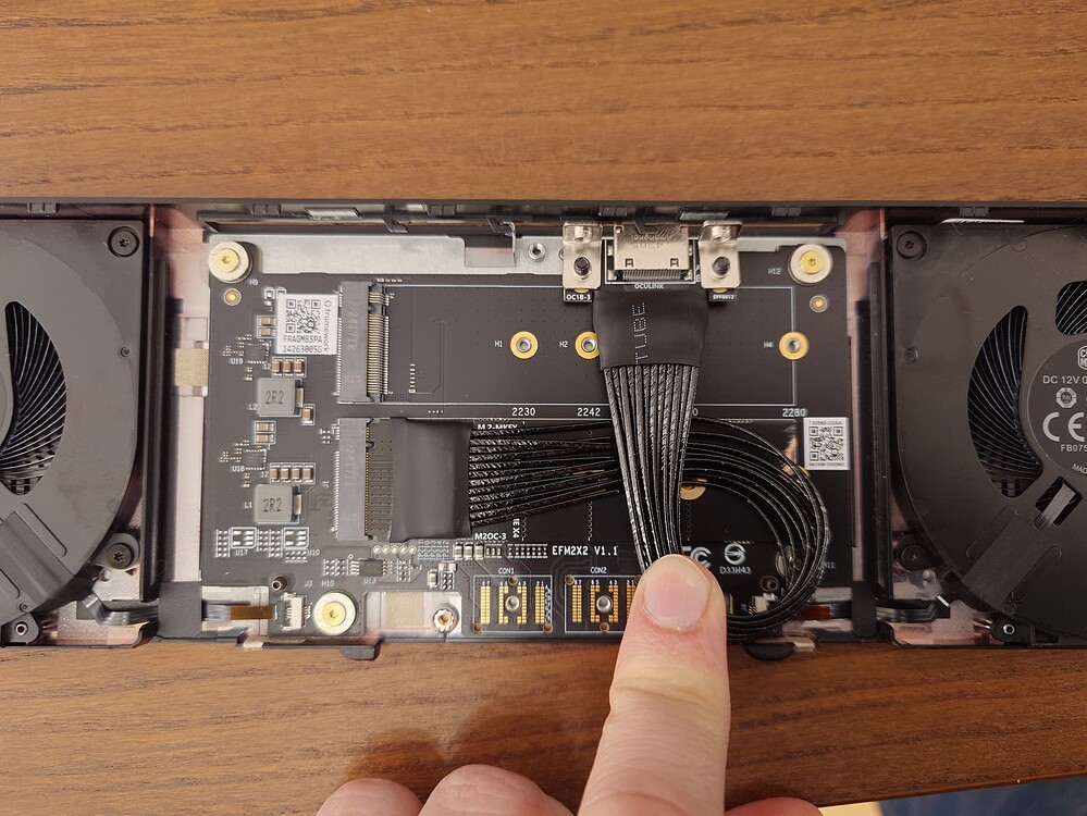 OcuLink eGPU works with the Dual M.2 expansion bay module - Framework ...