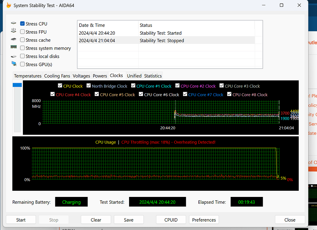 BD PROCHOT on 13th Intel CPU. stuck at 400Mhz - Community Support ...