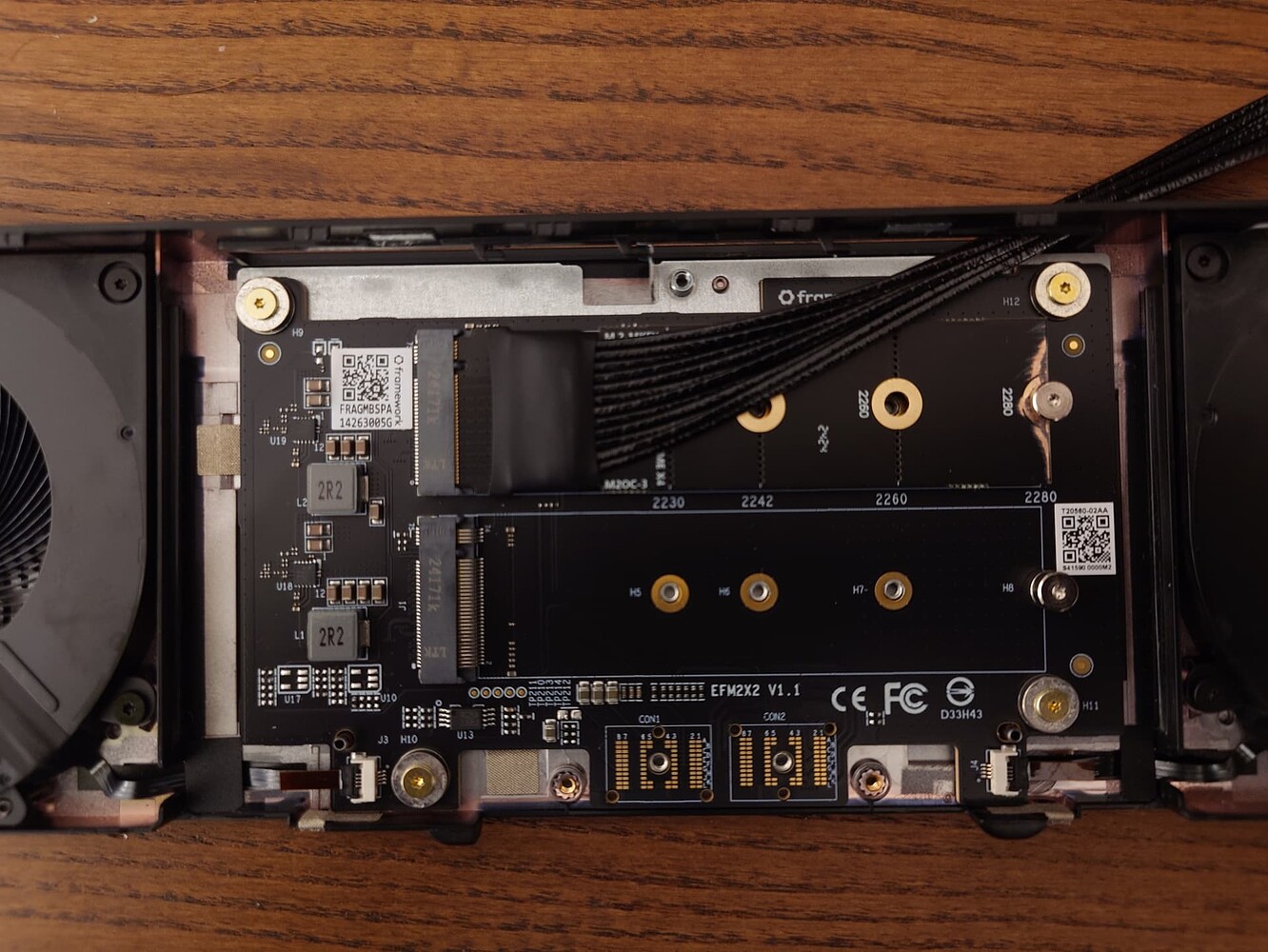 OcuLink eGPU works with the Dual M.2 expansion bay module - Framework ...