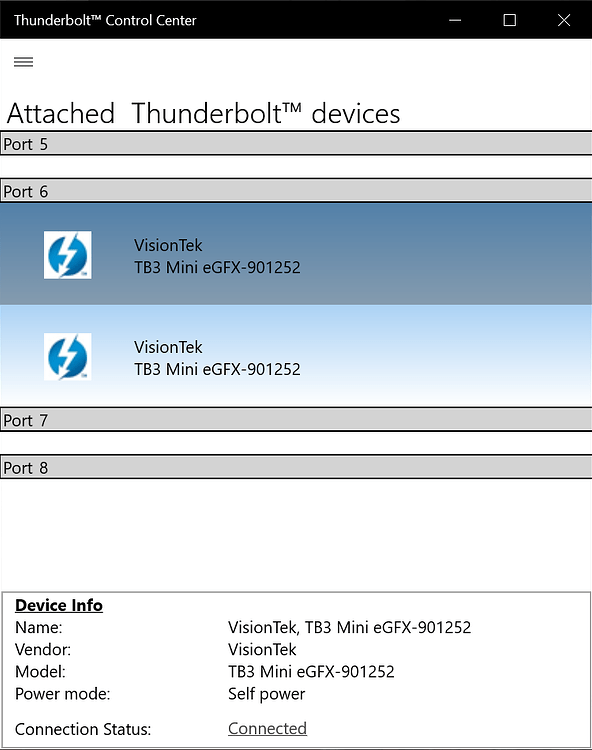 Thunderbolt 3 eGPU not being shown in Device Manager (Windows 10 ...