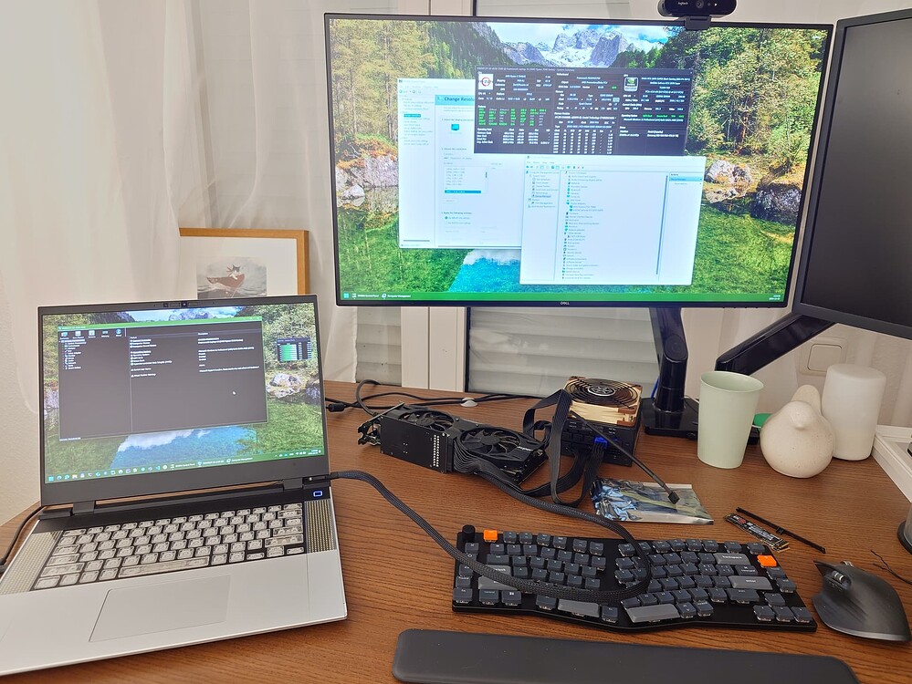 OcuLink eGPU works with the Dual M.2 expansion bay module - Framework ...