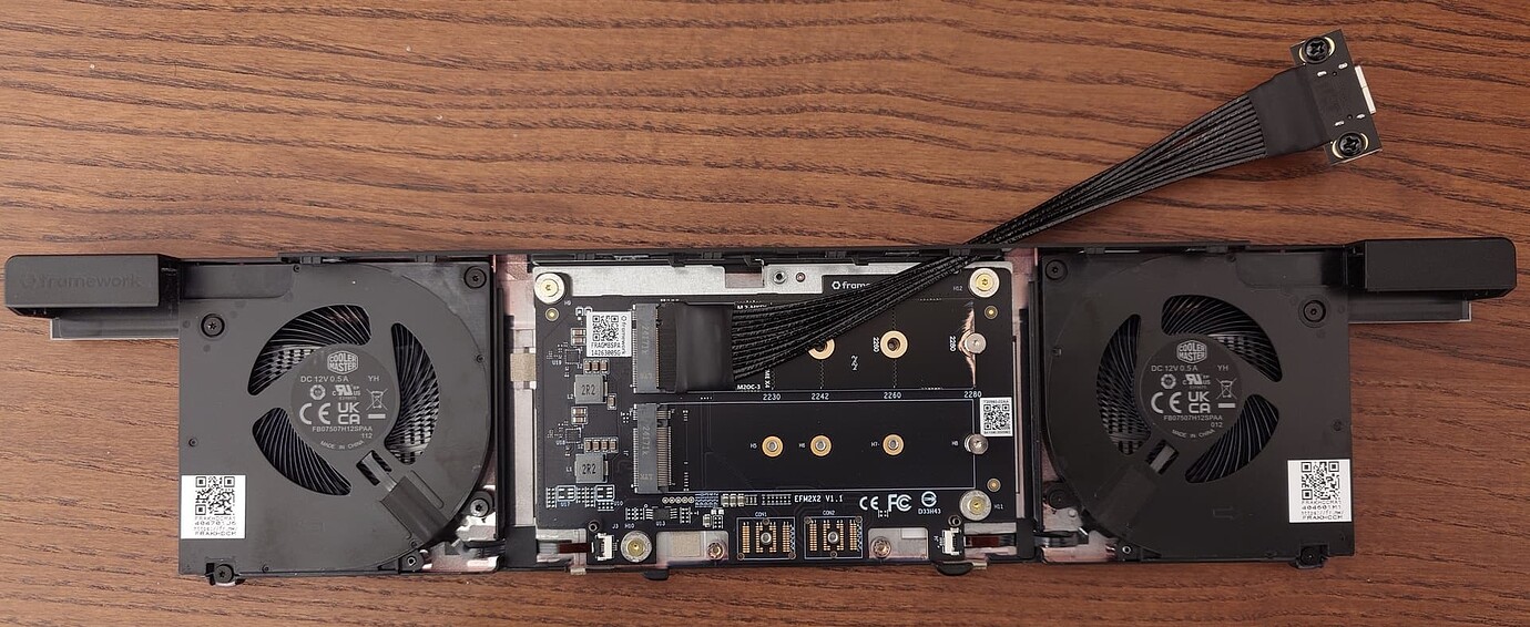 OcuLink eGPU works with the Dual M.2 expansion bay module - Framework ...