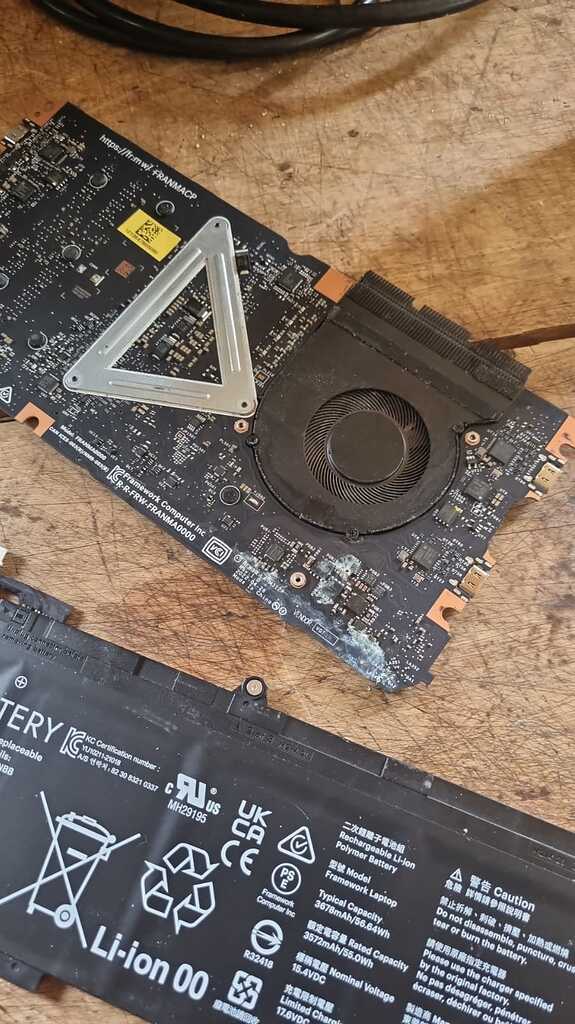 Water Spillied and Resulting Corrosion in Laptop - Community Support ...
