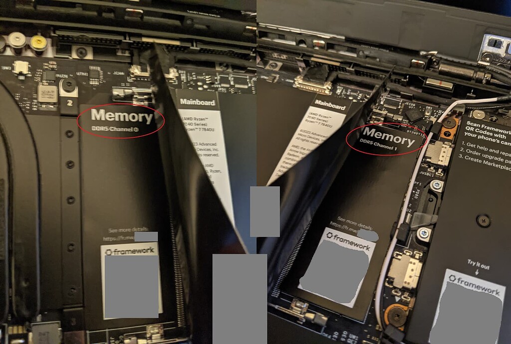 Did they reverse the RAM channels on the framework 13, AMD? - Framework ...