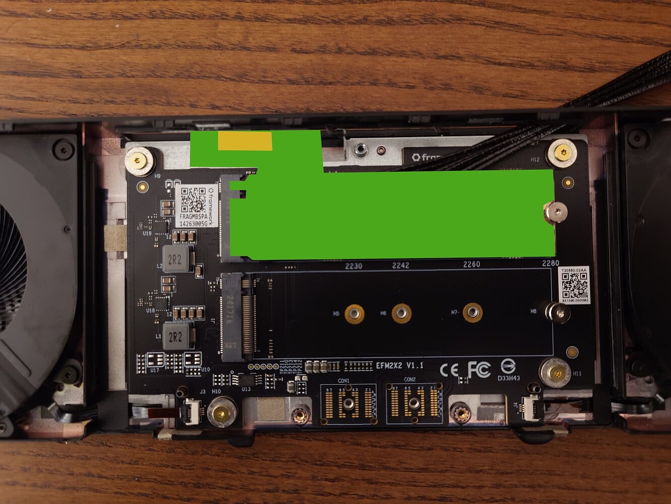 OcuLink eGPU works with the Dual M.2 expansion bay module - Framework ...