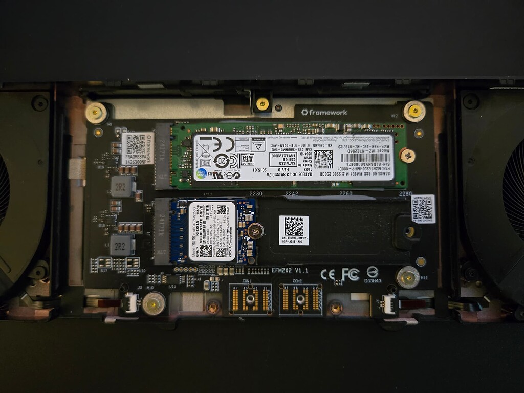 No Drives Appearing w/ Dual M.2 Adapter - Framework Laptop 16 - Framework Community