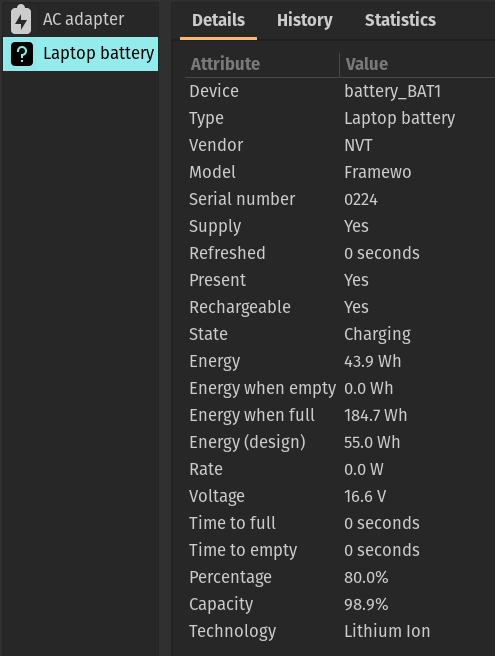 [TRACKING] Linux battery life tuning - #307 by Fleetscut - Linux - Framework Community