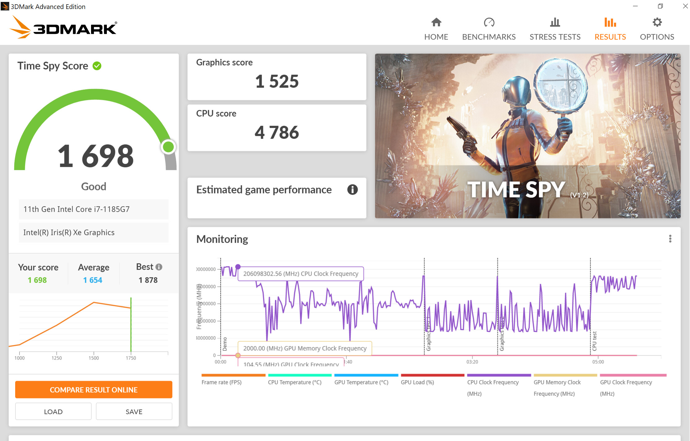 Clock Speed Reporting in 3DMark - Framework Laptop 13 - Framework Community