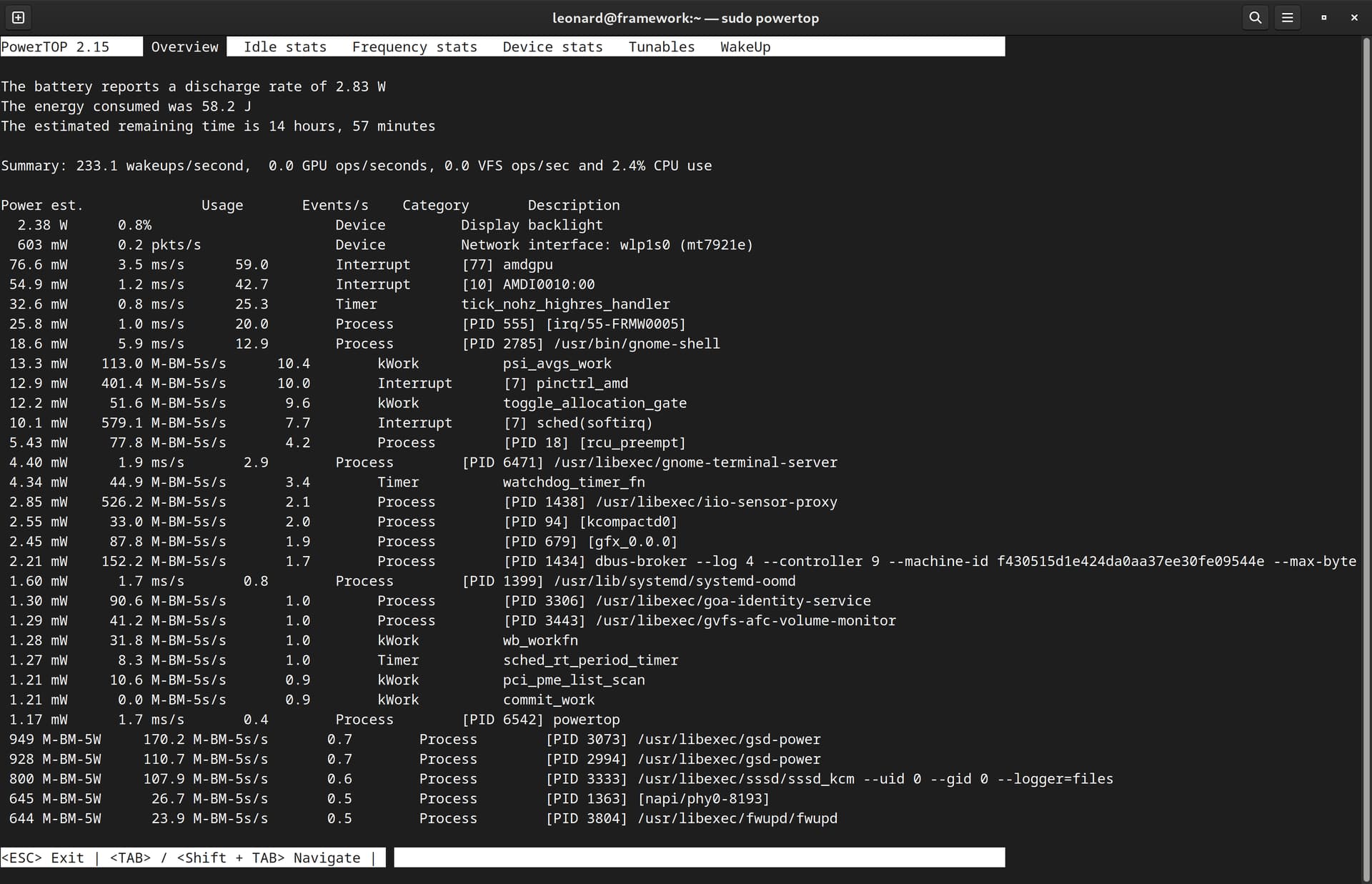 [TRACKING] PPD v TLP for AMD Ryzen 7040 - Page 10 - Linux - Framework Community