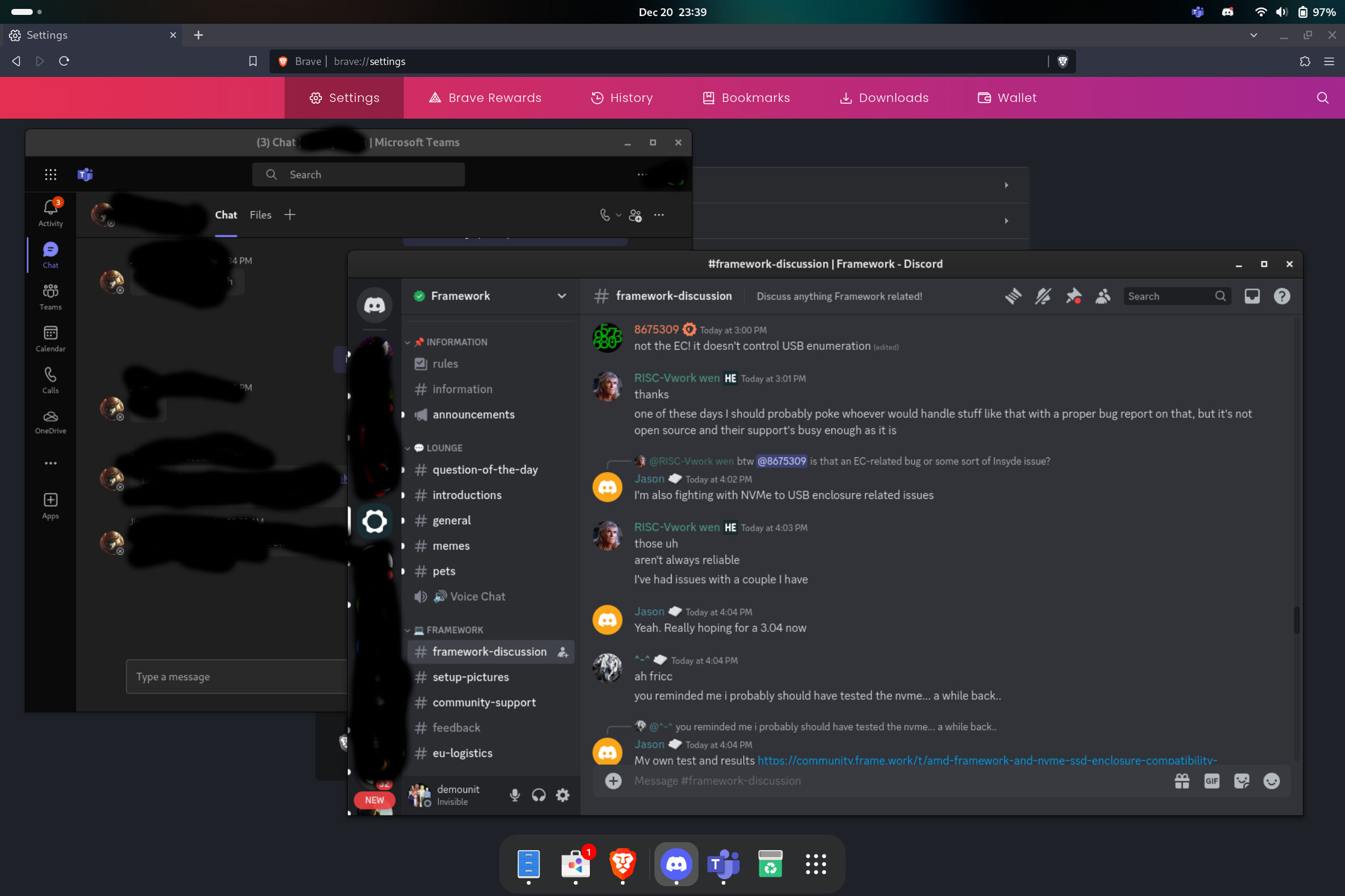 Fedora 39 on the Framework Laptop 13 - Page 6 - Linux - Framework Community