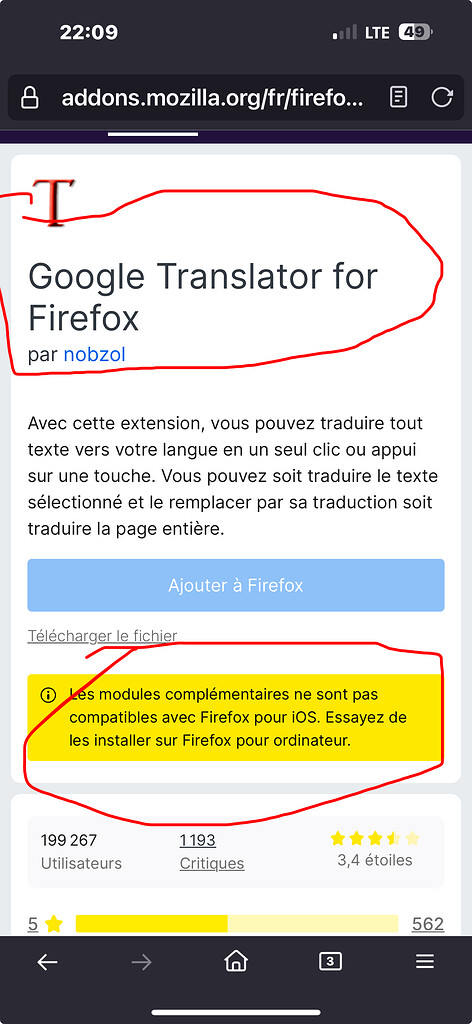Google traduction pour Firefox? - addons.mozilla.org - Mozilla Discourse