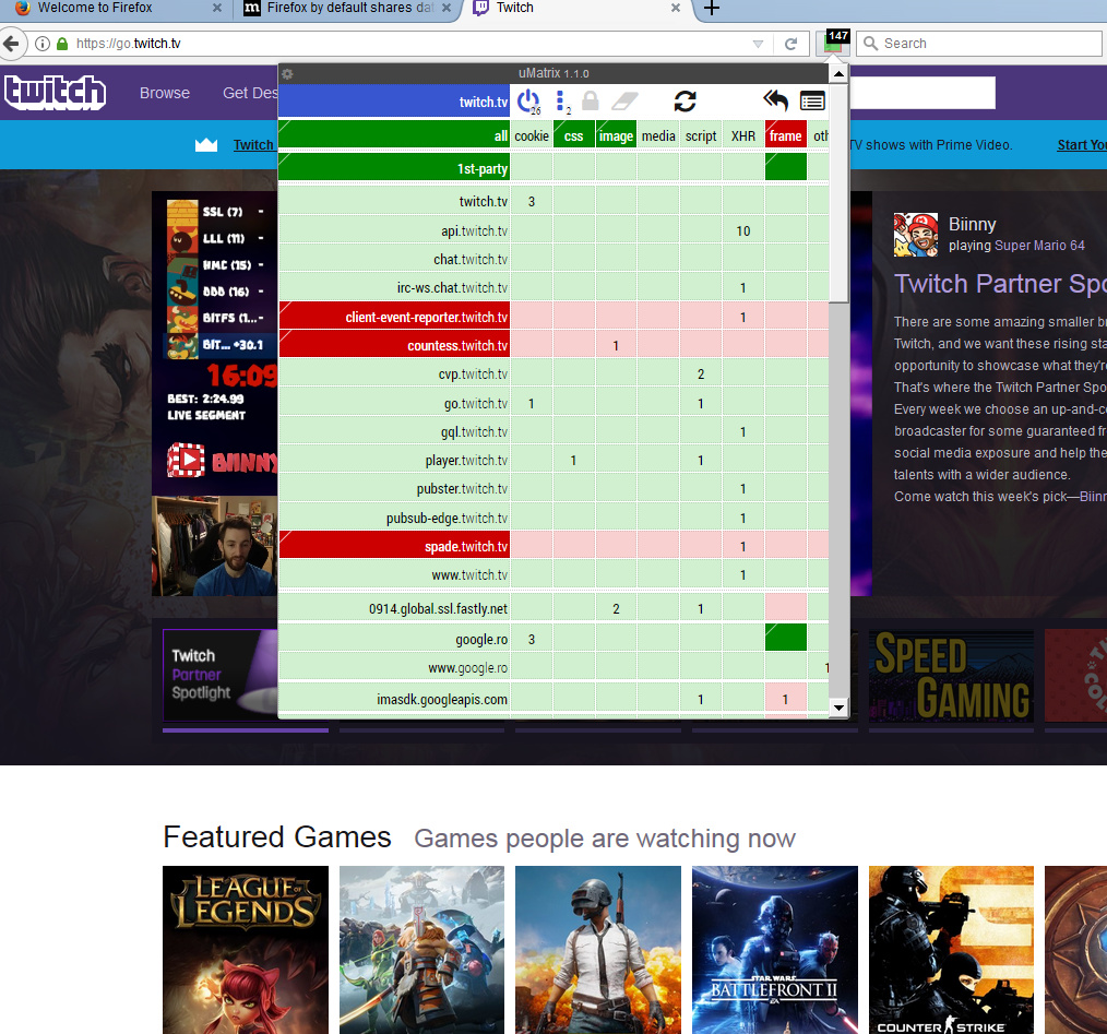 [Support] uMatrix - Page 7 - Add-on Support - Mozilla Discourse