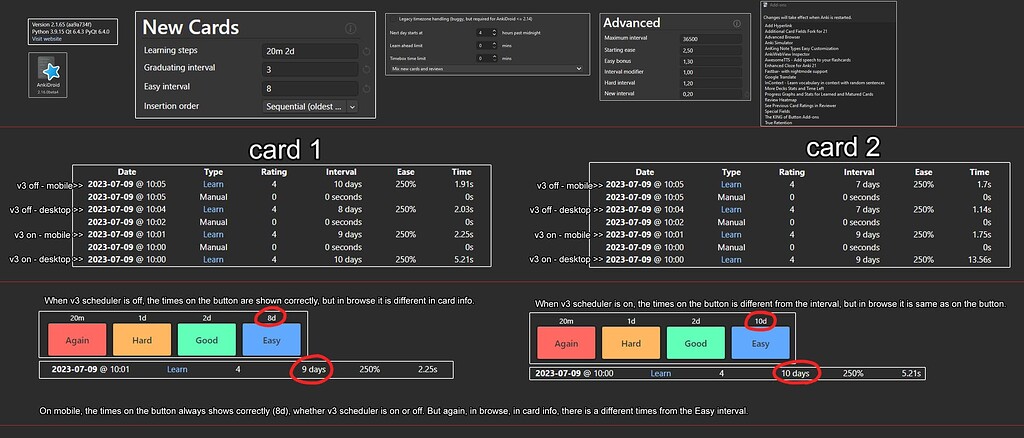Card Time Discrepancy: Easy Interval and Mobile/Desktop Variations ...