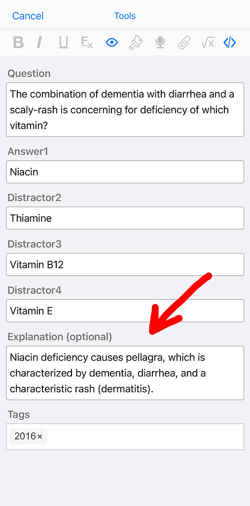 The optional explanation text color - Help - Anki Forums