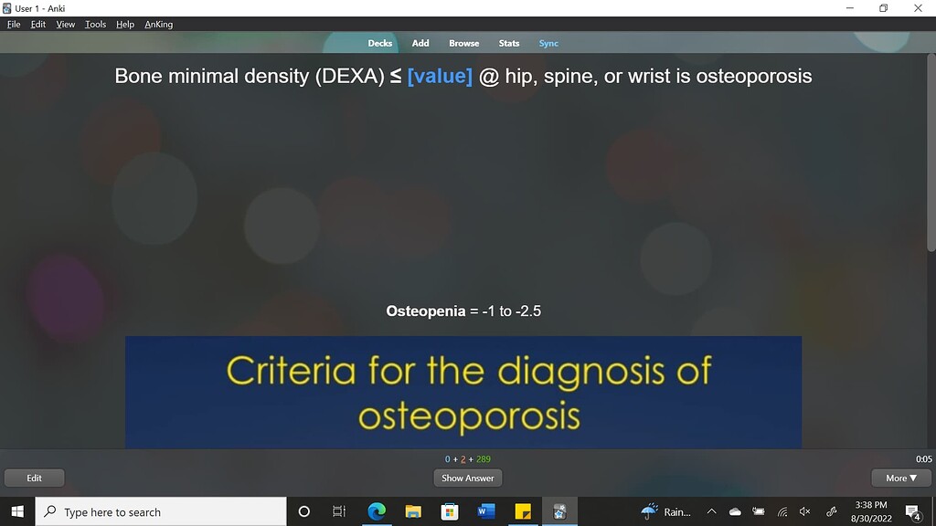 My "extra" field shows up before I can flip my card - Help - Anki Forums