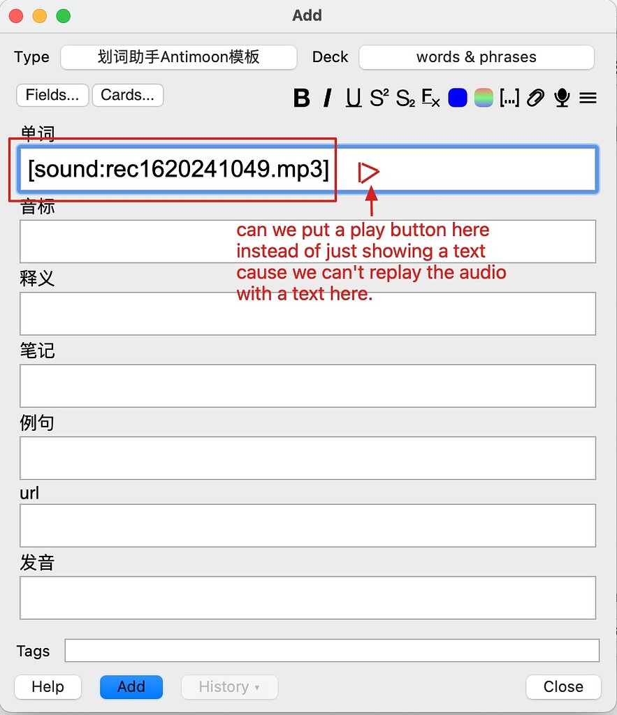 Enable replay audio while adding a card - Help - Anki Forums
