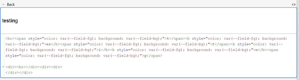Formatting disappearing when editing - Help - Anki Forums