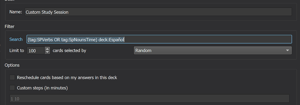 Custom Study Not Using All Cards - Help - Anki Forums