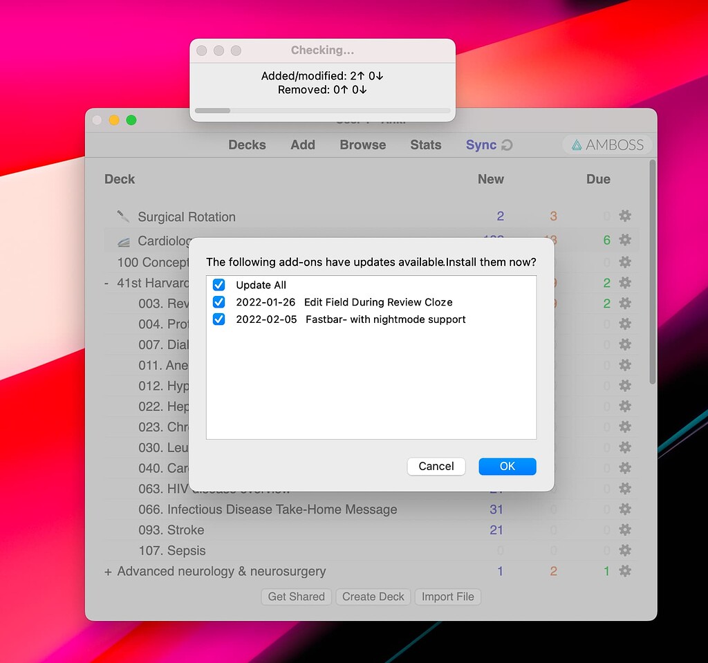Anki is stuck at 'Checking...' - Help - Anki Forums