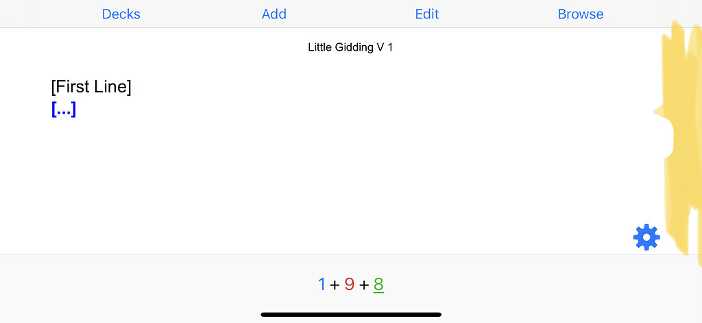 AnkiMobile: Extra space on the right side of the review screen in ...