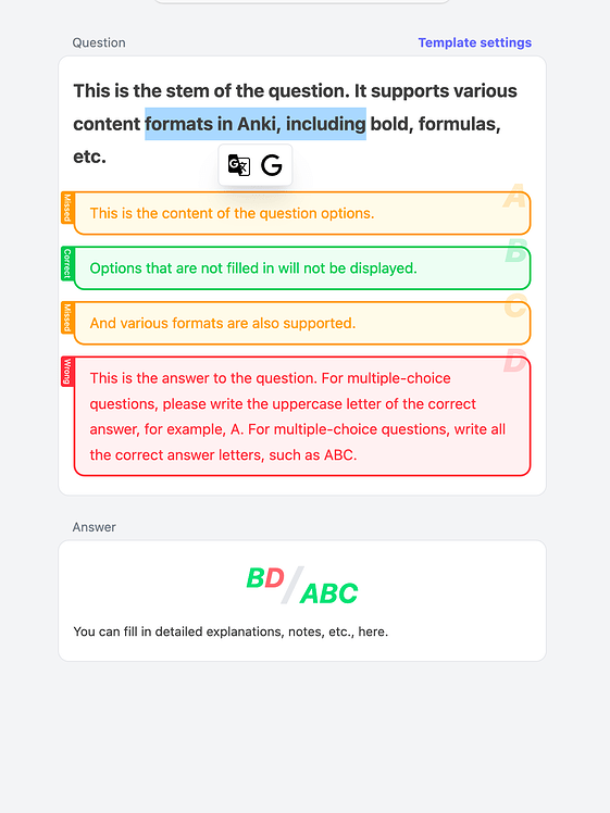 😎 Awesome Multiple Choice Questions - Learning Effectively - Anki Forums