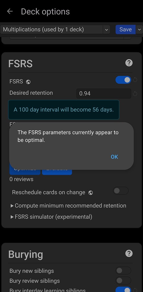 Review count not increasing, unable to optimise FSRS algorithm - Help - Anki Forums