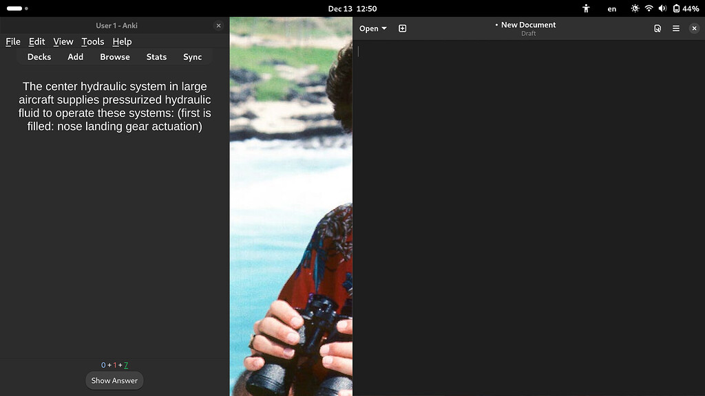 Anki Not Filling Half Screen; Glitching - Help - Anki Forums