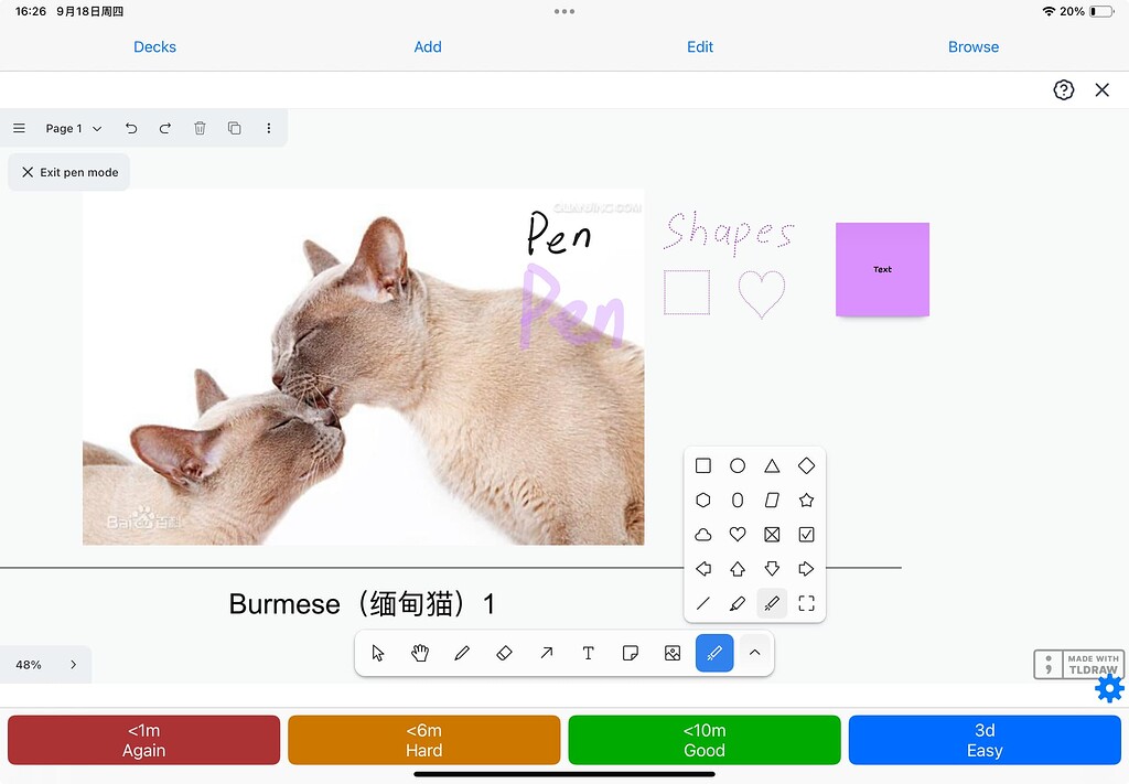 A new Anki drawing whiteboard extension — works on all Anki platforms - Card Design - Anki Forums