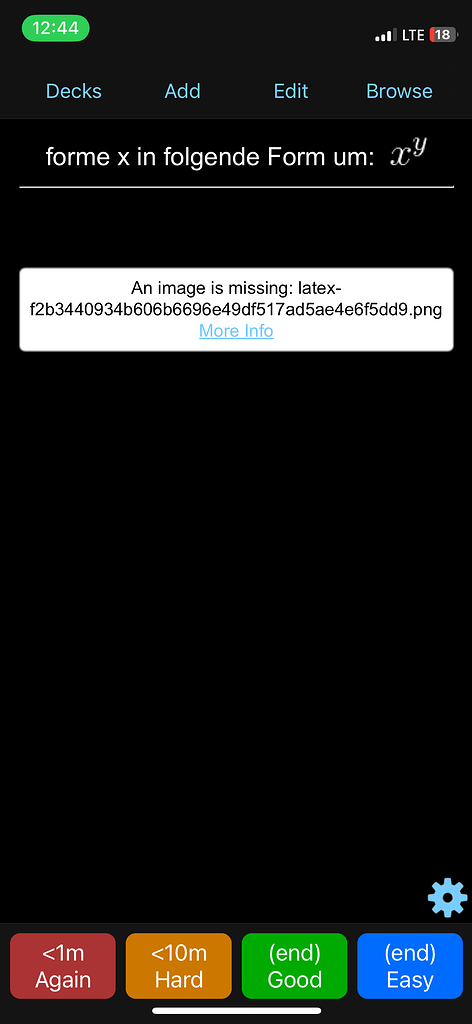 Problems with equations on destop to mobil - Help - Anki Forums