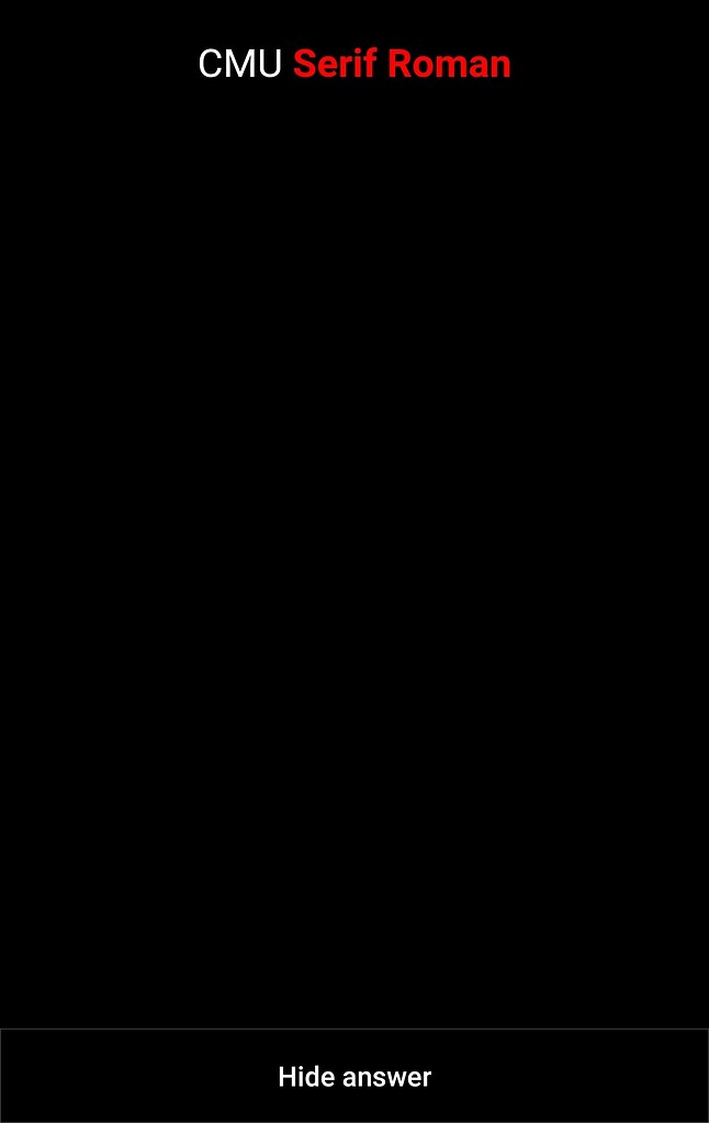 Custom Font AnkiDroid - Card Design - Anki Forums