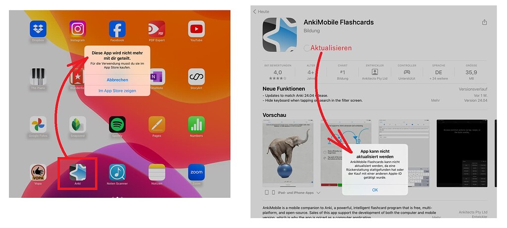 Cant´t start Anki-app on i-Pad - Help - Anki Forums