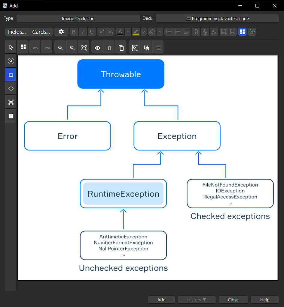 Unable to add tags using Image Occlusion - Help - Anki Forums