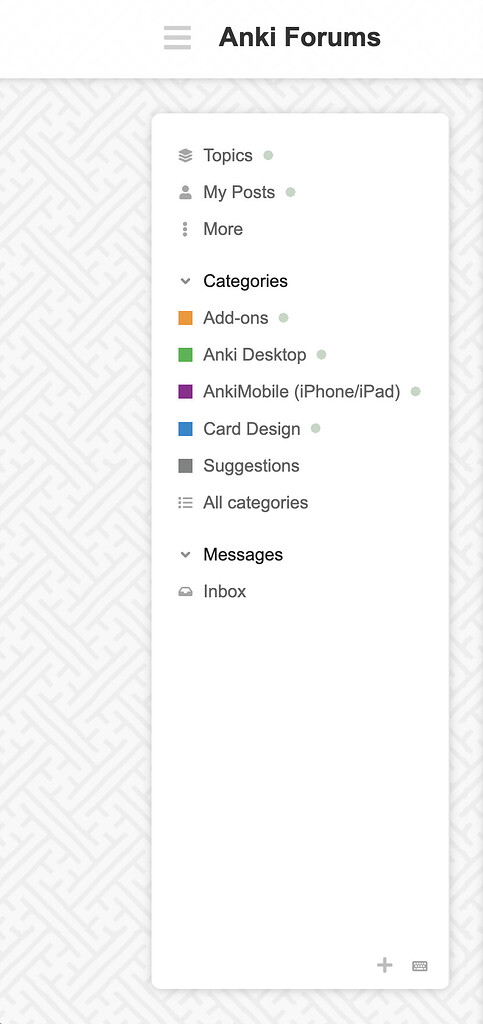 Display more categories - Site Feedback - Anki Forums