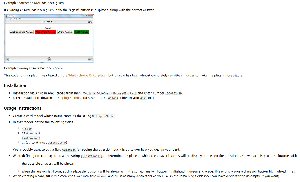 Multiple Choice Quiz in Anki - Add-ons - Anki Forums