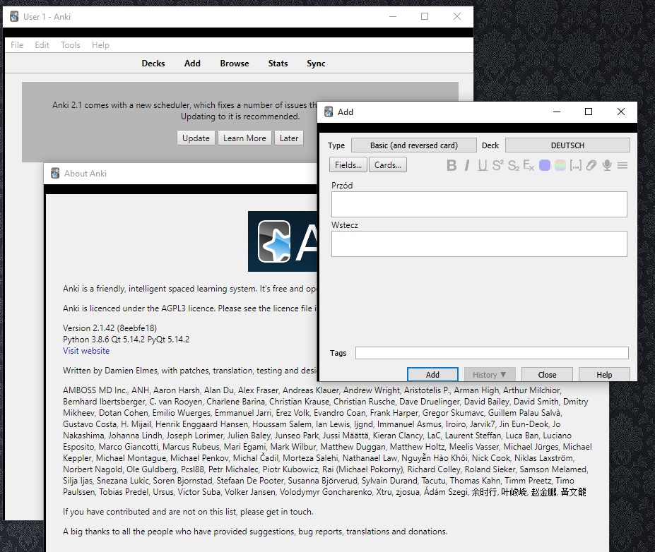 Thick, black line over menu bar in every Anki window - Help - Anki Forums