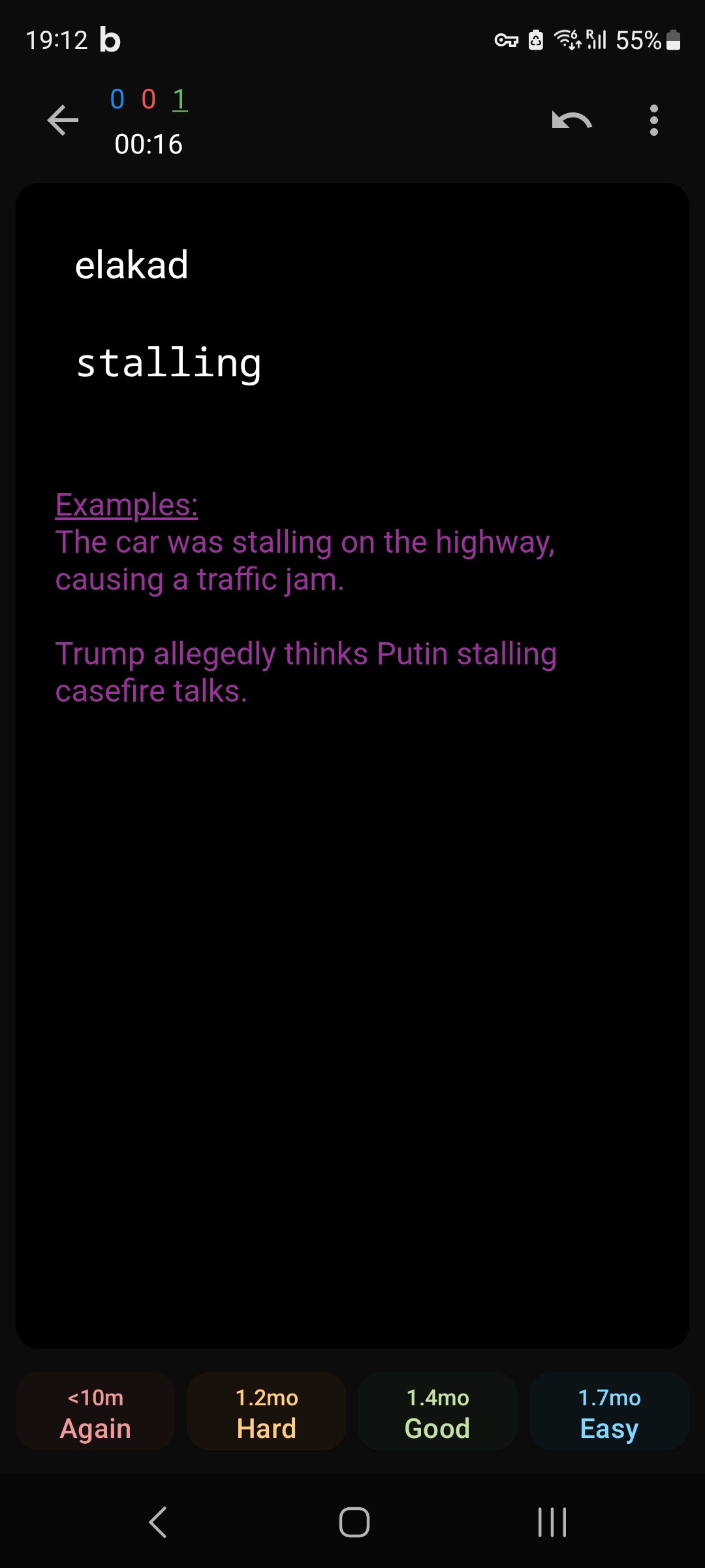 Change the color of example section - Help - Anki Forums