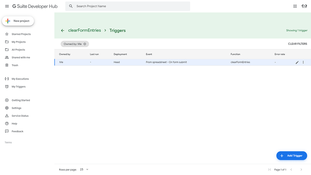 Google Sheets built-in Google Sheets built-in