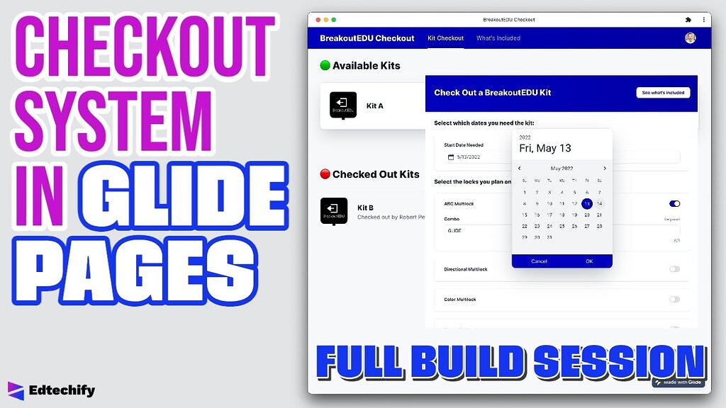 Build a checkout System in Glide Pages (Full Build) - Community ...