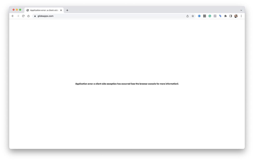 Down Report A Bug Glide Community