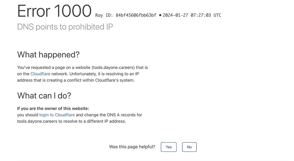 Custom domain SOS - Cloudflare issue - Report a Bug - Glide Community