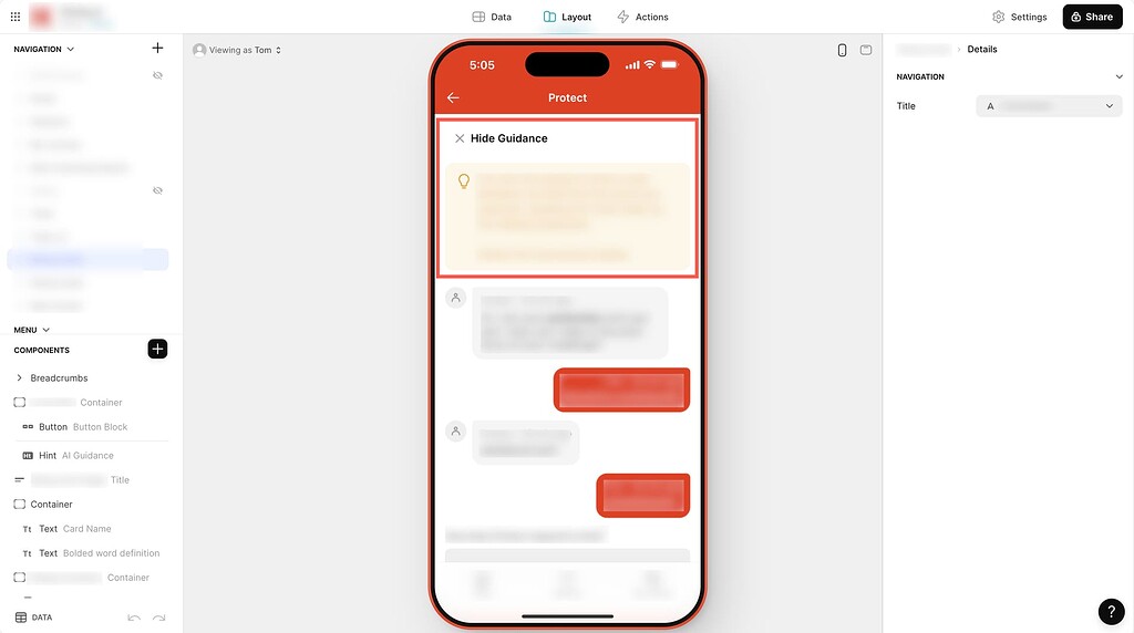 Container level scrolling - Ask for Help - Glide Community