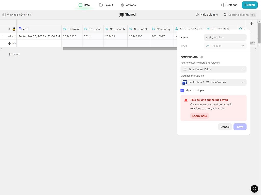 Create Relation Between Local Table And Sql Data Source Ask For Help Glide Community