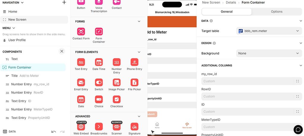 Unable to Add Choice Element to Form Container - Ask for Help - Glide Community